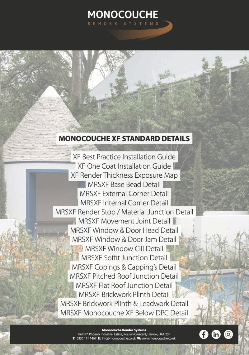 TECHNICAL REFERENCE - MONOCOUCHE RENDER SYSTEMS